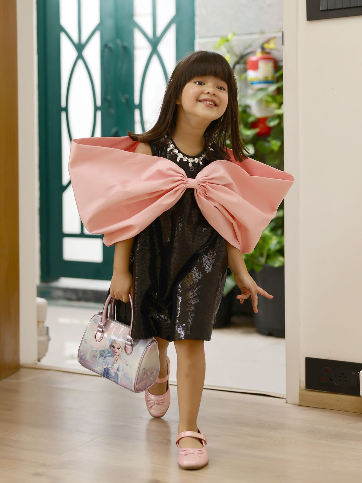 Janyas Closet : Enchanted Noir Sparkle Princess Dress